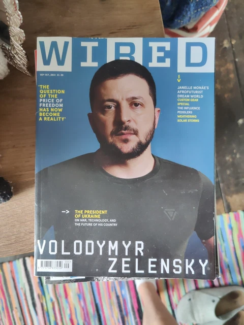 UK WIRED MAGAZINE, Volodymyr Zelensky, Ukraine War, Janelle Monáe, Sep ...