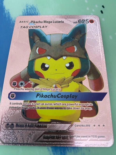 Pikachu Mega Lucario Gold Card FOR SALE! - PicClick UK