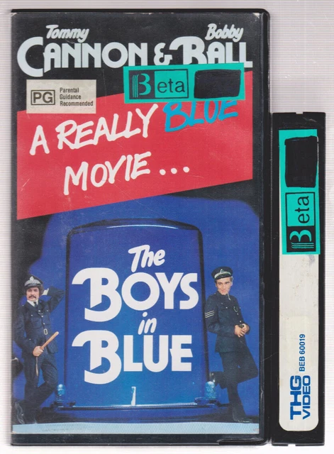 RARE BETA VIDEO Tape THE BOYS IN BLUE Small Box Ex-Rental Betamax THG ...