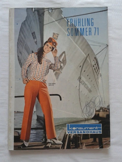 DDR-KATALOG FRÜHLING SOMMER 1971 Konsument Versandhaus Karl-Marx-Stadt ...