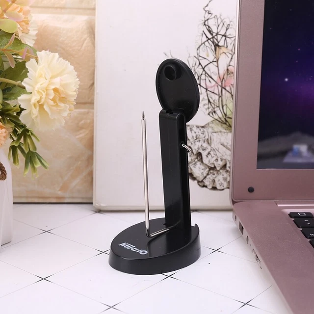 RESTAURANT RECEIPT HOLDER Check Spindle with Round Base Desk Straight ...