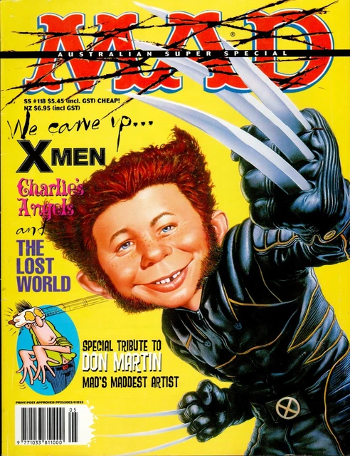 MAD (AUSTRALIA) - Super Special #118, 2000 - X Men, Charlie's Angels ...