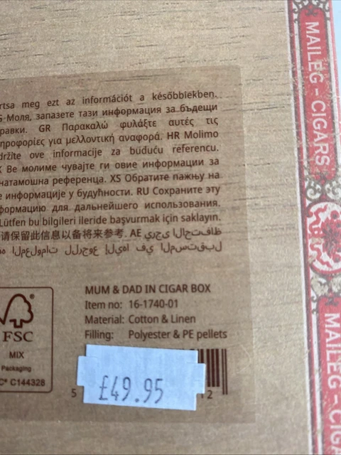 MAILEG 2017 RETIRED Mum and Dad Mouse in Cigar Bed 16-1740-01 New ...