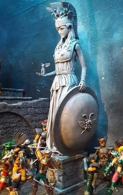 STATUE ATHÉNA SAINT Seiya .pour Expo Myth Cloth EX. Colossus Athena EUR ...