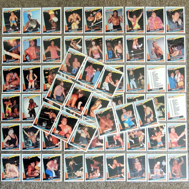 WCW TOPPS 1992 Carte Collezionabili Set Completo Wrestling Wwe Wwf Nwa ...