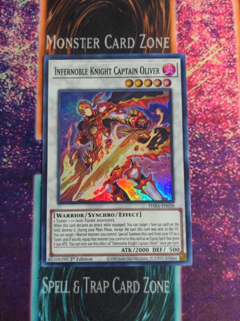 YU-GI-OH ! INFERNOBLE Knight Captain Oliver PHRA-EN038 1ère édition ...