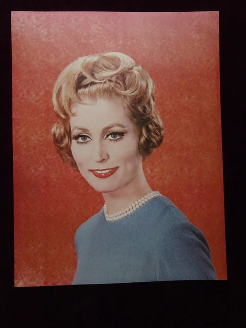 Vintage 1960s Woman Hairstyle Of The Month Beauty Salon Photo Poster