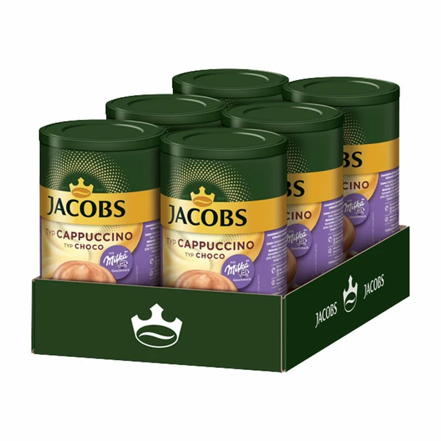 JACOBS MOMENTE CHOCO Cappuccino, Mild with Chocolate Taste, 6 x 500 g ...