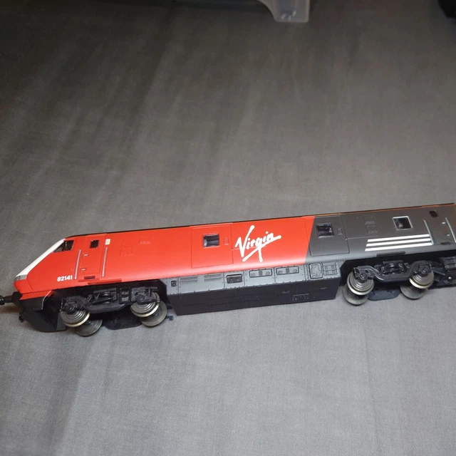 HORNBY R4859 INTERCITY 225 Class 82 DVT 82141 Virgin Trains Red vgc OO ...