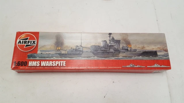 HORNBY AIRFIX 04205 1:600 HMS Warspite Model Kit Boxed Collectable ...