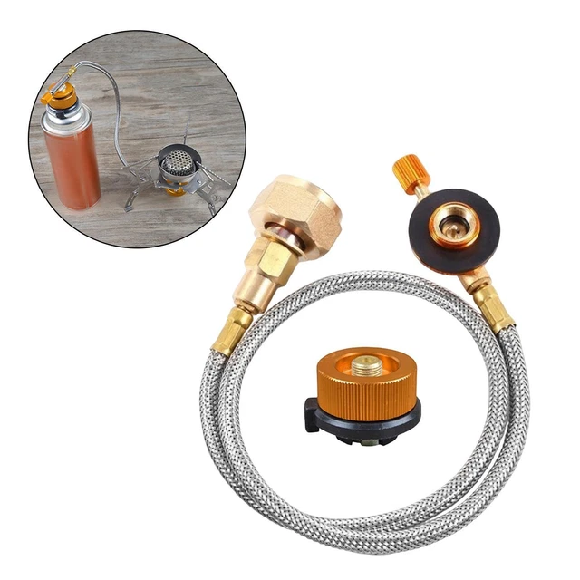 CAMPING GAS STOVE Flat Cylinder Tank Coupler Canister for Picnic ...