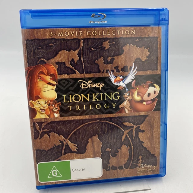 THE LION KING Trilogy Blu-ray 3 Movie Collection Region All VGC $29.99 ...