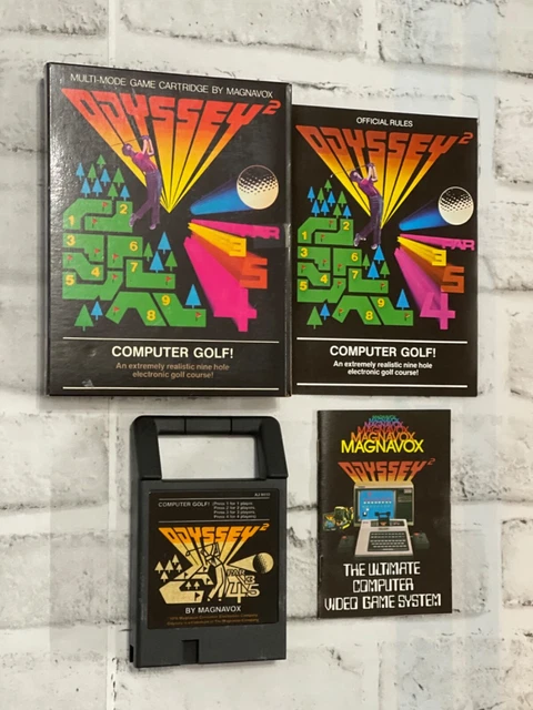 MAGNAVOX ODYSSEY 2 Computer Golf! Videogioco completo in scatola 1978 ECCELLENTE cond EUR 26,72 ...
