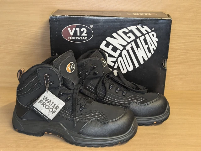V12 FOOTWEAR CAIMAN IGS Graphite S3 SRC WR HRO Safety Boots UK 9 £49.99 - PicClick UK