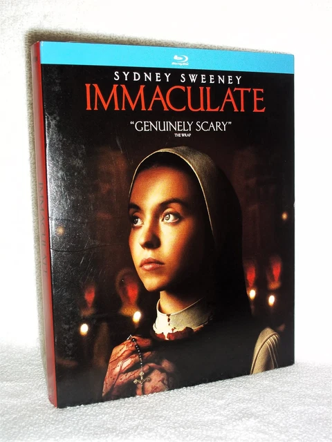 IMMACULATE (BLU-RAY, 2024) NEW Sydney Sweeney Michael Mohan religious ...