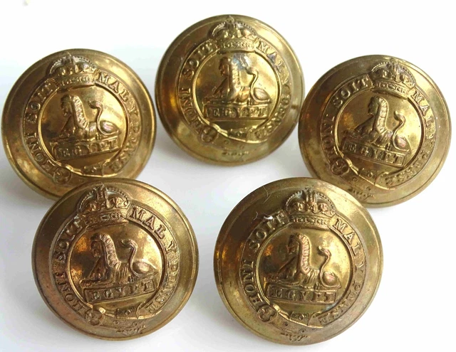 WWI / WWII British Army Manchester Regiment Brass Uniform Buttons By ...