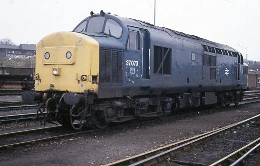ORIGINAL COLOUR SLIDE of 37073 BR class 37 diesel loco £4.68 - PicClick UK
