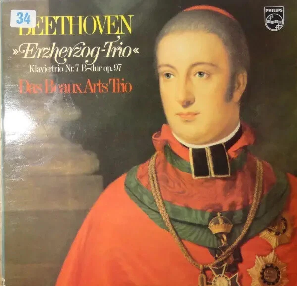 LP BEETHOVEN ERZHERZOG-TRIO, Klaviertrio Nr.7 B-Dur Op.97 GATEFOLD NEAR MINT EUR 8,69 - PicClick DE