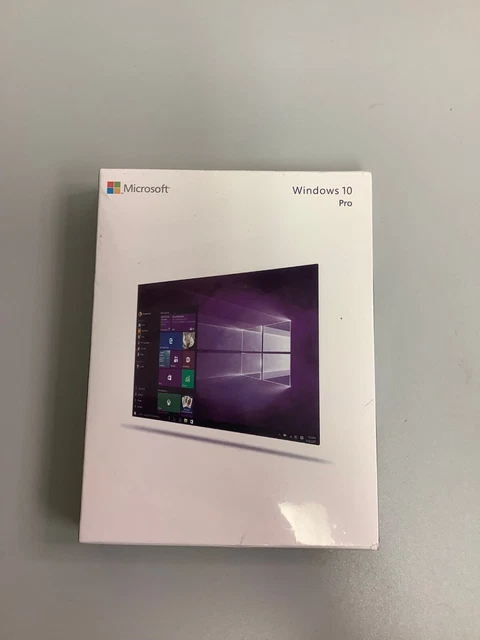 MICROSOFT WINDOWS 10 Pro 1GHz Processor 32/64 Bit Licensed Operating ...
