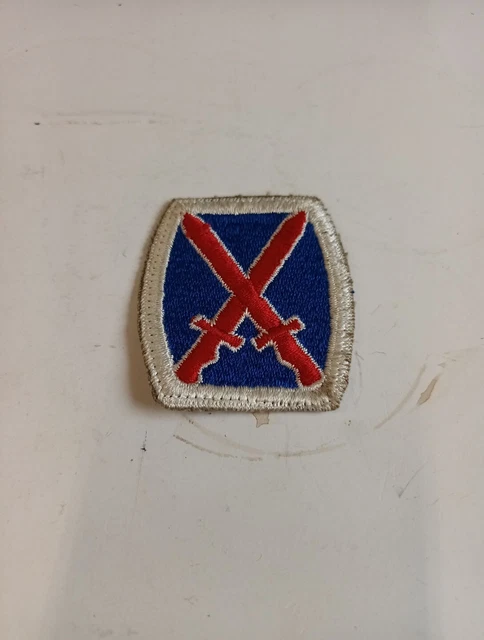 PATCH ARMEE US 10th INFANTRY DIVISION ww2 original EUR 10,00 - PicClick FR