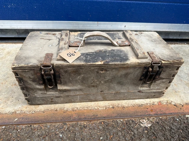 ORIGINAL WW2 GERMAN Army Wooden Transport Box EUR 51,20 - PicClick DE