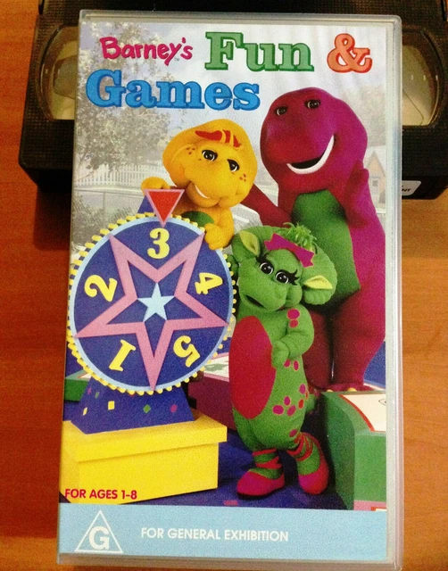 Barney Fun And Games 2000 Vhs