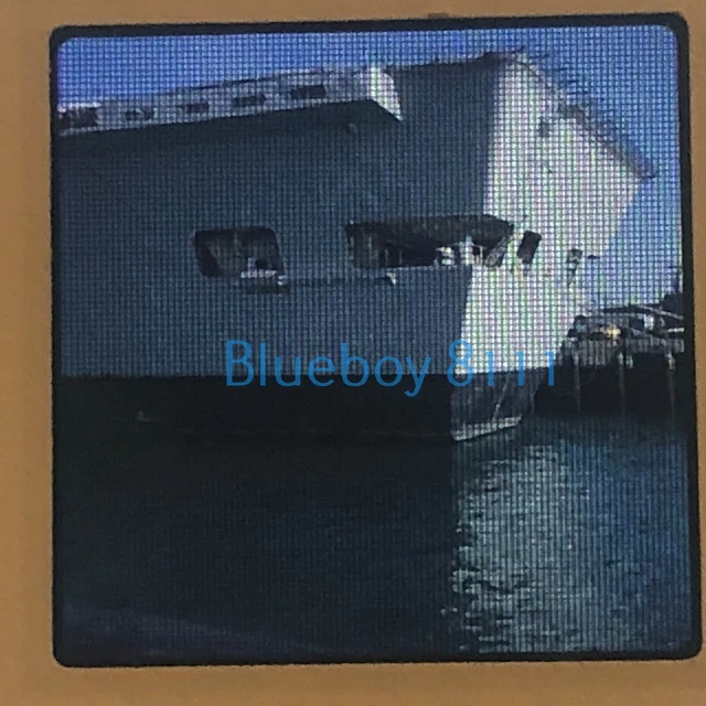 ROYAL NAVY HMS Invincible R05 Aircraft Carrier Stern 35 mm Photo Slide ...