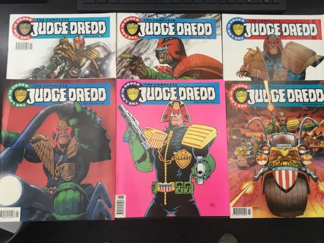 THE COMPLETE JUDGE DREDD Comic - Issues 1 - 6 £5.92 - PicClick UK