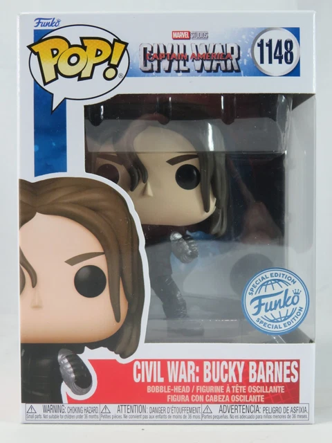 MARVEL FUNKO POP- Civil War: Bucky Barnes - Captain America: Civil War ...