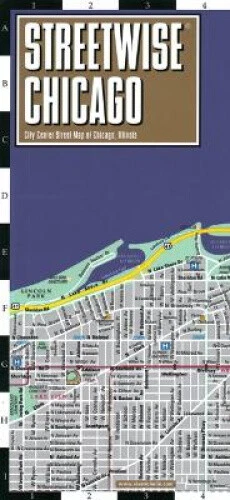 STREETWISE CHICAGO MAP: Laminated City Center Street Map of Chicago ...
