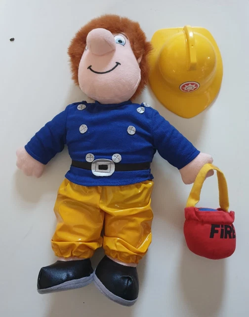 FIREMAN SAM WITH His Helmet And Fire Bucket, 1992 Very Rare £9.99 ...