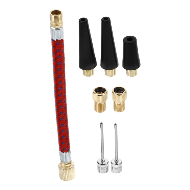 AIR INFLATOR FOR Pool Toys Pump Extension Hose Bike Valve Adapter £7.99 ...