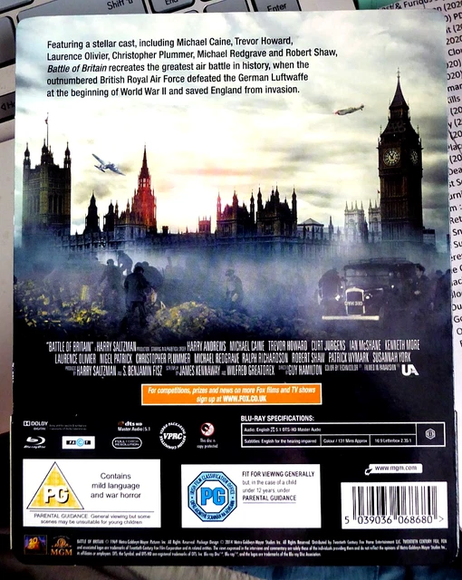 BATTLE OF BRITAIN - Steelbook - Blu Ray £22.54 - PicClick UK