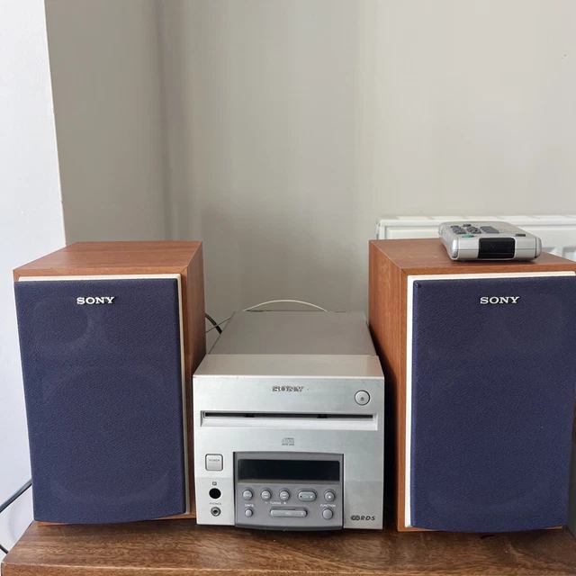 VINTAGE SONY HCD-101 Micro Hi-Fi CD Radio System w/ Remote - Made In ...
