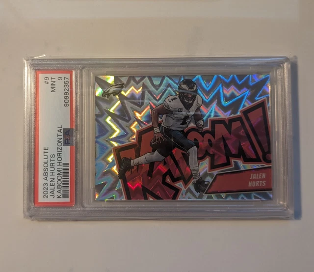 2023 PANINI ABSOLUTE Kaboom Horizontal Jalen Hurts Case Hit SSP n. 9 ...