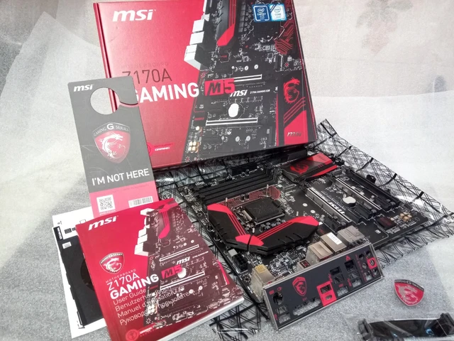 MSI Z170A GAMING M5 Motherboard MS-7977 Socket 1151 DDR4 Intel Z170 ATX ...