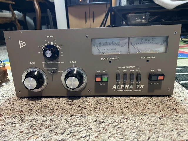 ETO ALPHA 78 Linear Amplifier Ham Radio $2,000.00 - PicClick CA