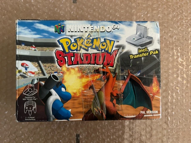 POKÉMON STADIUM GAME and Transfer Pak per Nintendo 64 in scatola con ...
