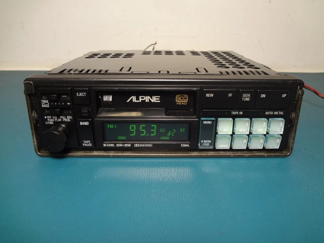 AUTORADIO ALPINE 7284 L Car Radio Stereo Vintage EUR 230,00 - PicClick IT