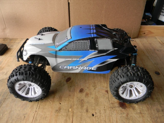 FTX CARNAGE BRUSHLESS Electric 4WD 1/10 Truggy £0.99 - PicClick UK