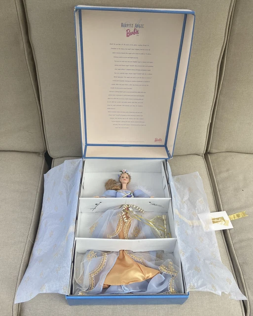 BARBIE ANGELS OF Music Harpist Angel Barbie First in a Series #18894 £ ...