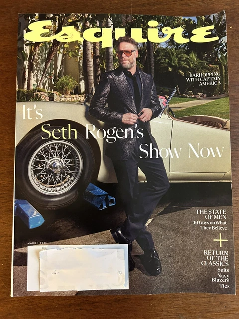 ESQUIRE MAGAZINE SETH Rogen Cover March 2025 £5.54 - PicClick UK