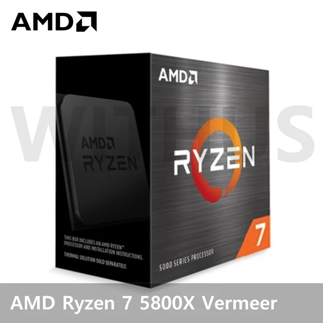AMD RYZEN 7 5800X Vermeer Desktop Processor 8Core 16Thread 3.8GHz 7nm ...