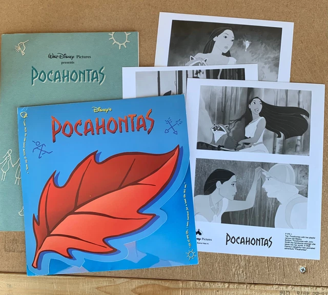 WALT DISNEY POCAHONTAS (1995) Movie Press Kit Mel Gibson Christian Bale ...