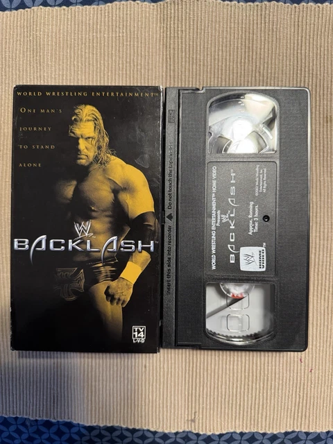 WWE BACKLASH 2002 VHS Hulk Hogan, Brock Lesnar, Undertaker £3.65 ...