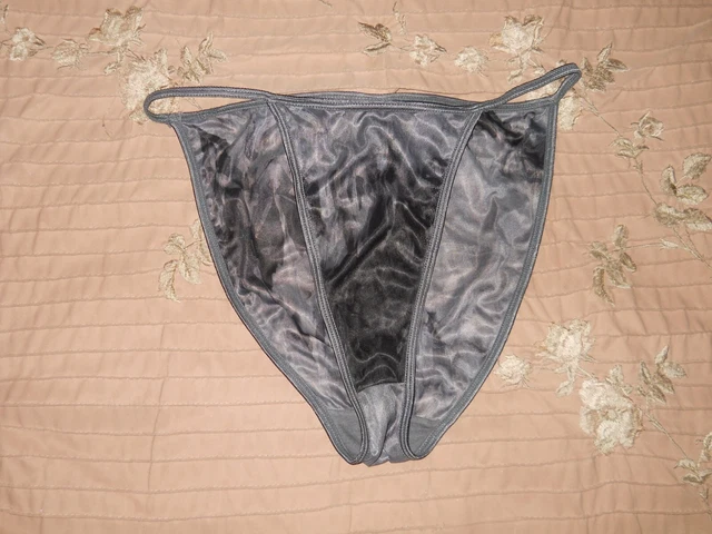 VINTAGE TENDER SECRETS Satin Feel String Bikini Panties 6 $4.25 - PicClick