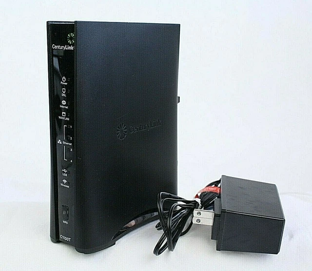 CENTURYLINK WIRELESS ROUTER Technicolor C1100T DSL Modem 802.11n Wi-Fi ...