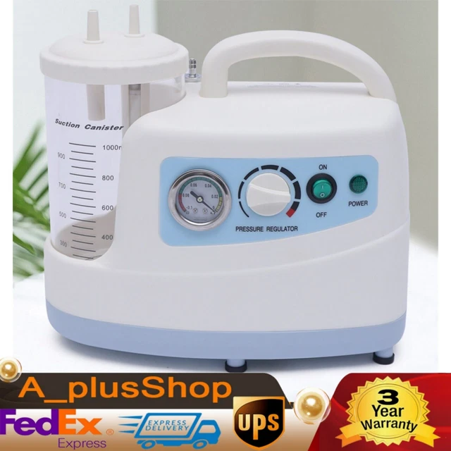EMERGENCY MEDICAL PORTABLE Aspirator Vacuum Phlegm Unit Mucus Suction ...