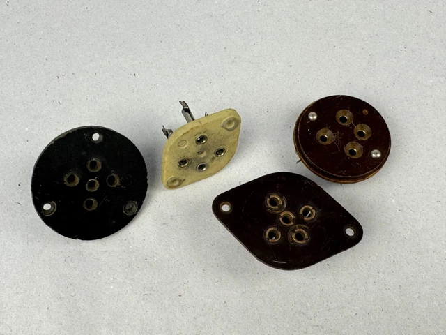 4X ANCIENT TUBE Socket Tube Radio Receiver 1920s 1930s Rarity £12.34 ...