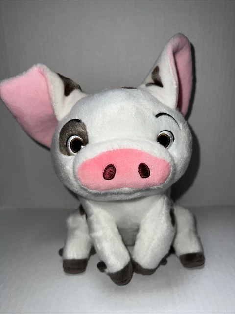 DISNEY STORE MOANA Pua Pet Pig Plush Stuffed Animal Toy 10” $10.00 ...